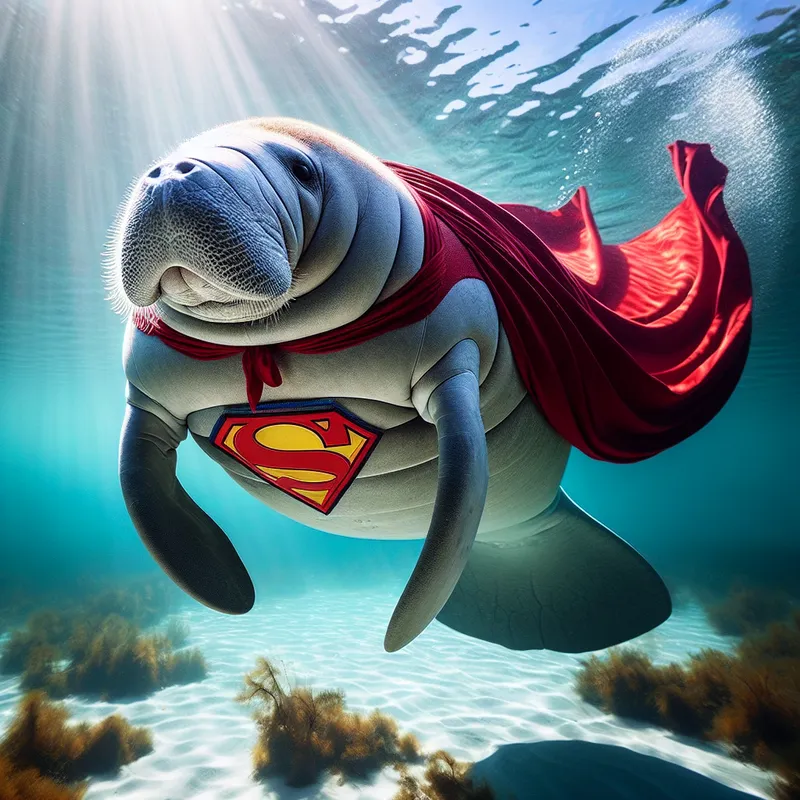 Aquatic Superman - Tangra AI Image Generator