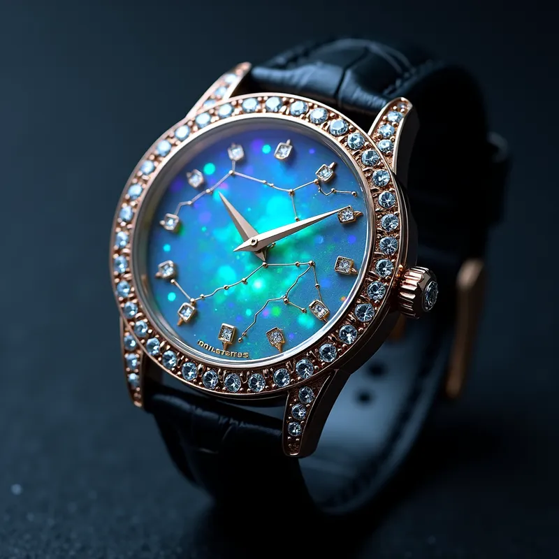 Astral Opal Timepiece - Tangra AI Image Generator