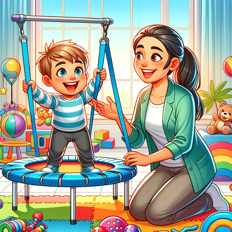 Cartoon Occupational Therapy Session - Tangra AI Image Generator
