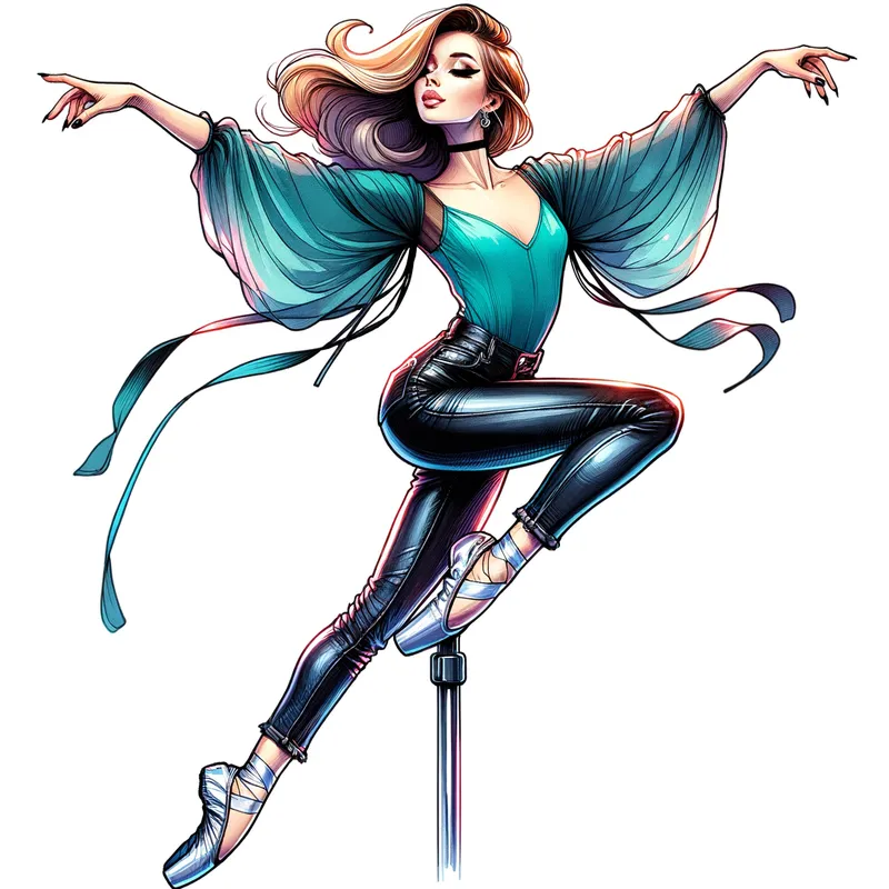Contortionist Ballerina - Tangra AI Image Generator
