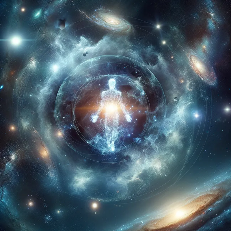 Cosmic Entity Portrait - Tangra AI Image Generator