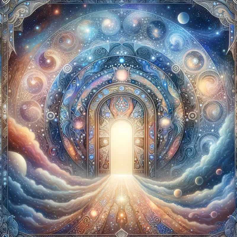 Cosmic Gateway - Tangra AI Image Generator