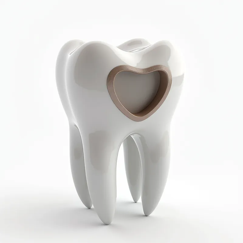 Dental Visualization: Molar with Teflon Tape - Tangra AI Image Generator