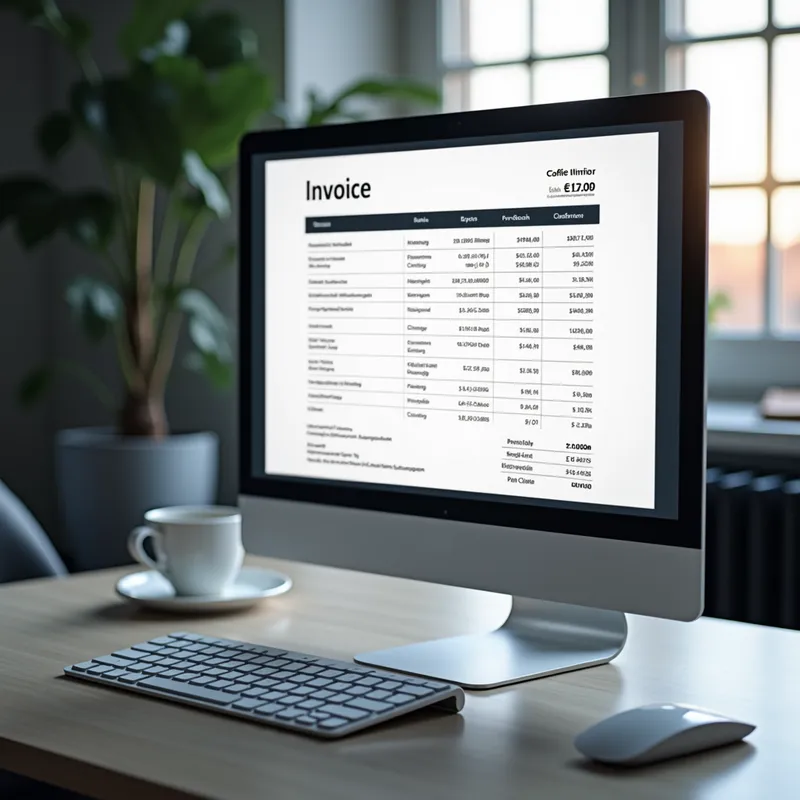 Digital Invoice - Tangra AI Image Generator