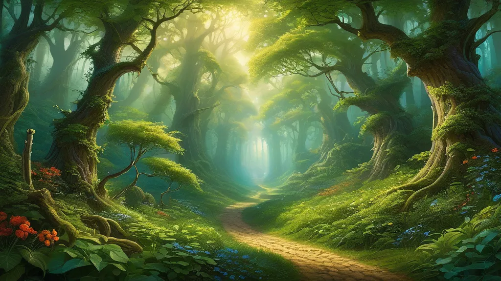 Enchanted Medieval Forest - Tangra AI Image Generator