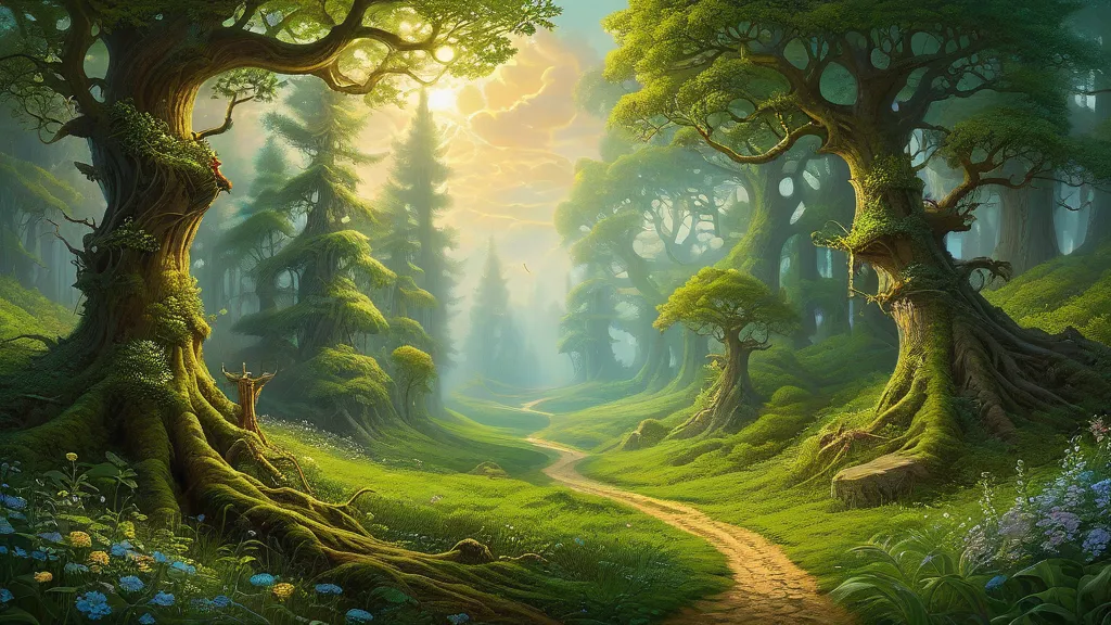 Enchanted Medieval Forest - Tangra AI Image Generator