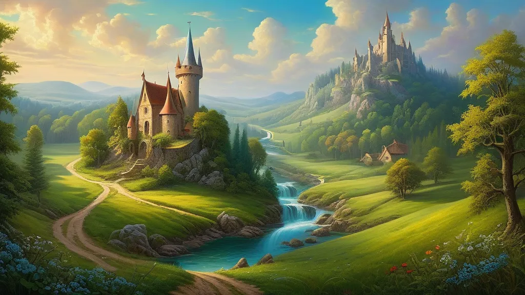 Enchanted Medieval Forest - Tangra AI Image Generator