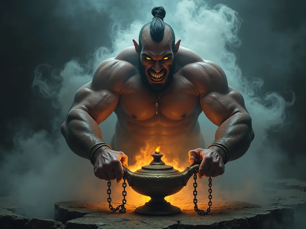 Forsaken Genie - Tangra AI Image Generator