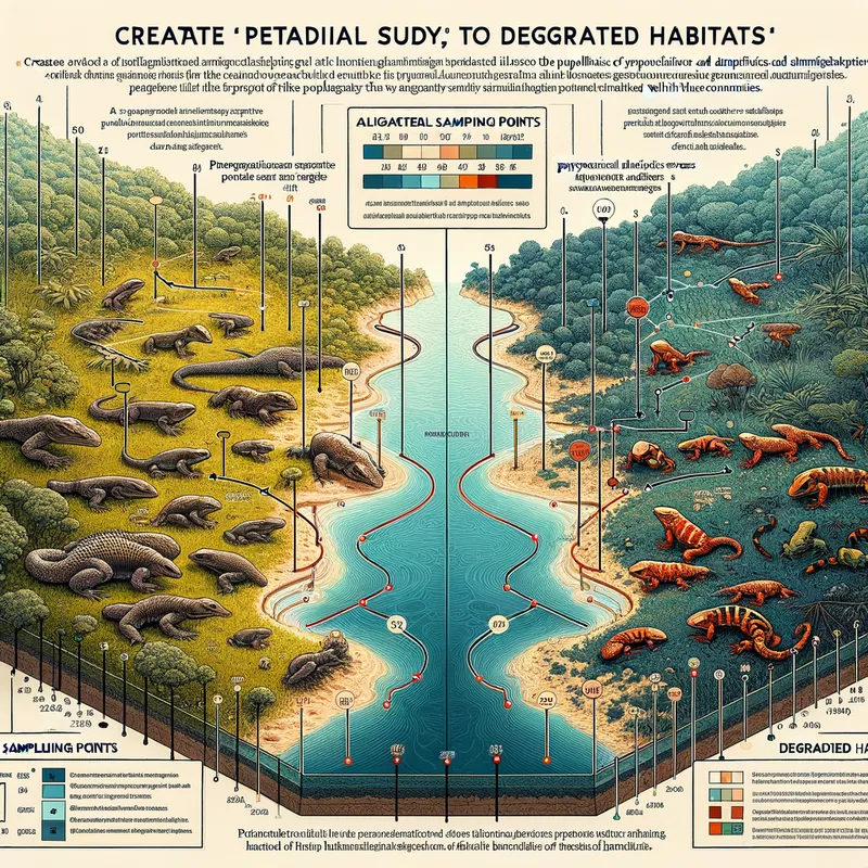 Habitat and Stress Marker Schematic - Tangra AI Image Generator
