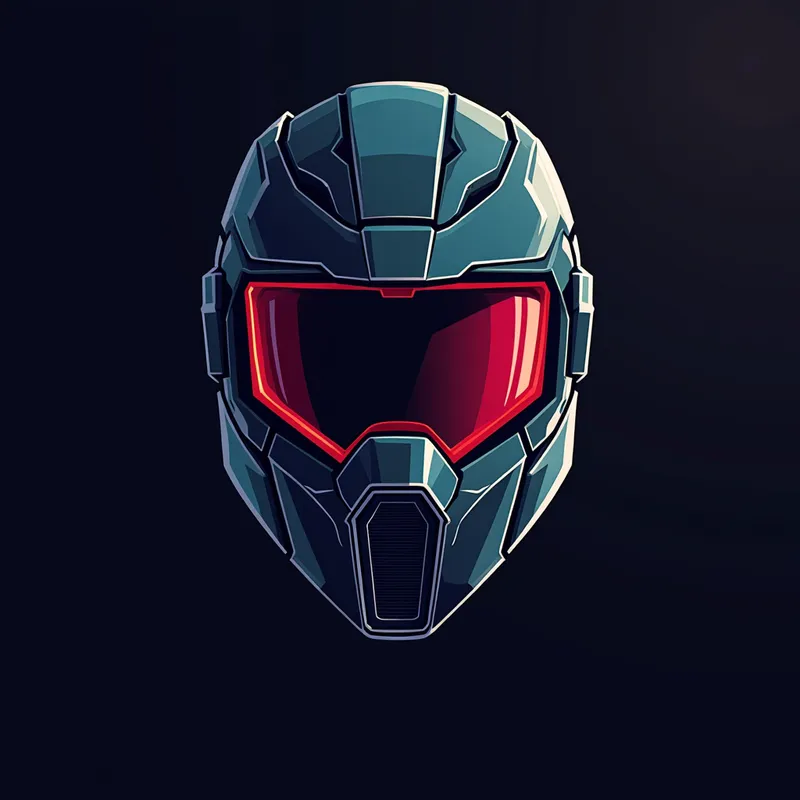 Helmet Gaming Channel Logo - Tangra AI Image Generator