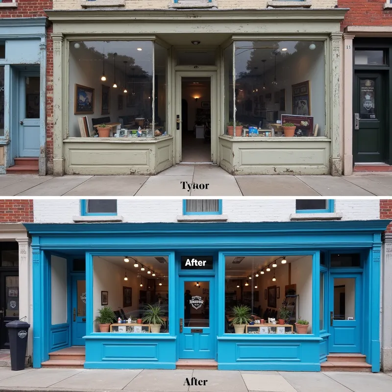 Historic Storefront Revamp - Tangra AI Image Generator