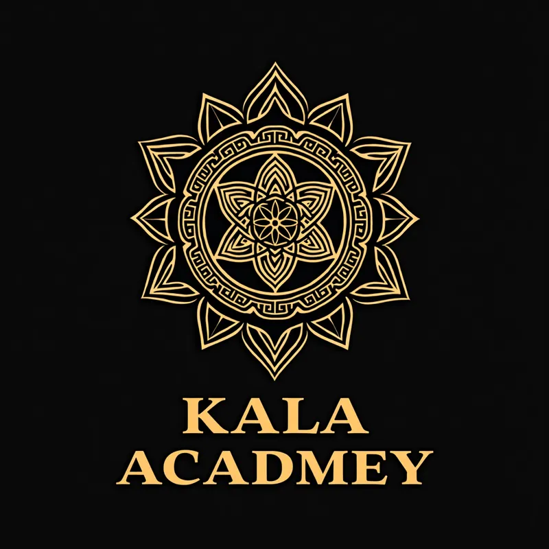 Kala Arts Golden Logo - Tangra AI Image Generator
