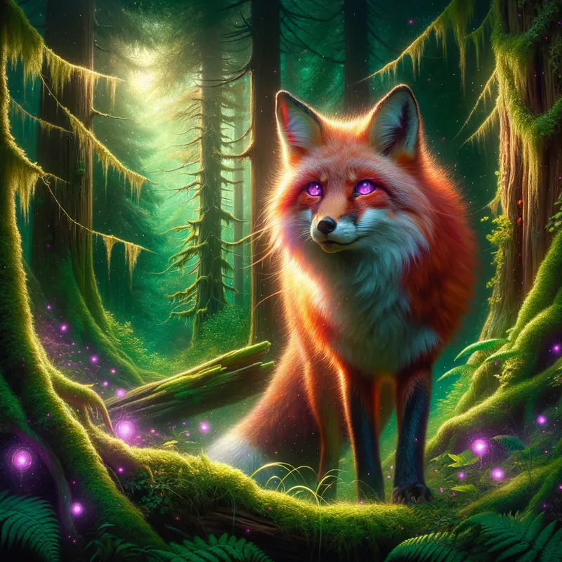 Lavender-Eyed Guardian - Tangra AI Image Generator