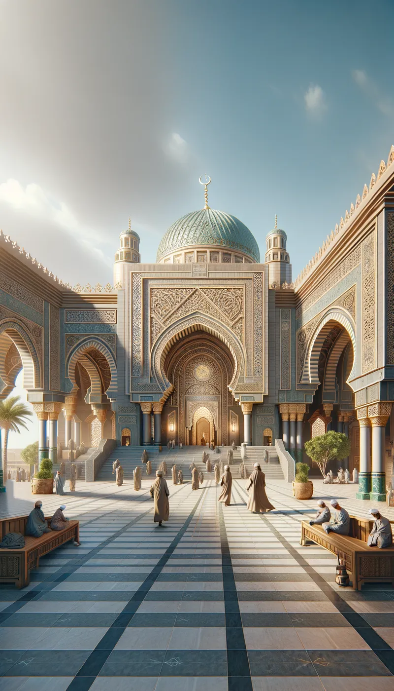 Madinah Masjid 3D Portrait - Tangra AI Image Generator