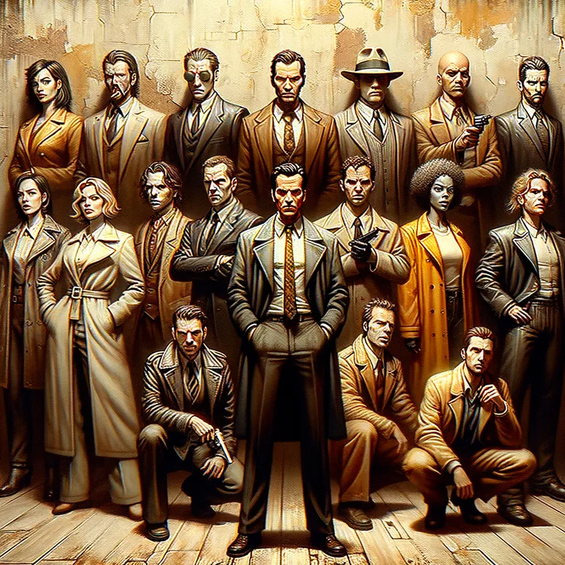 Pulp Portraits - Tangra AI Image Generator