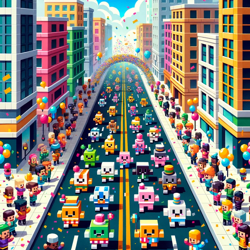 Roblox City Parade - Tangra AI Image Generator