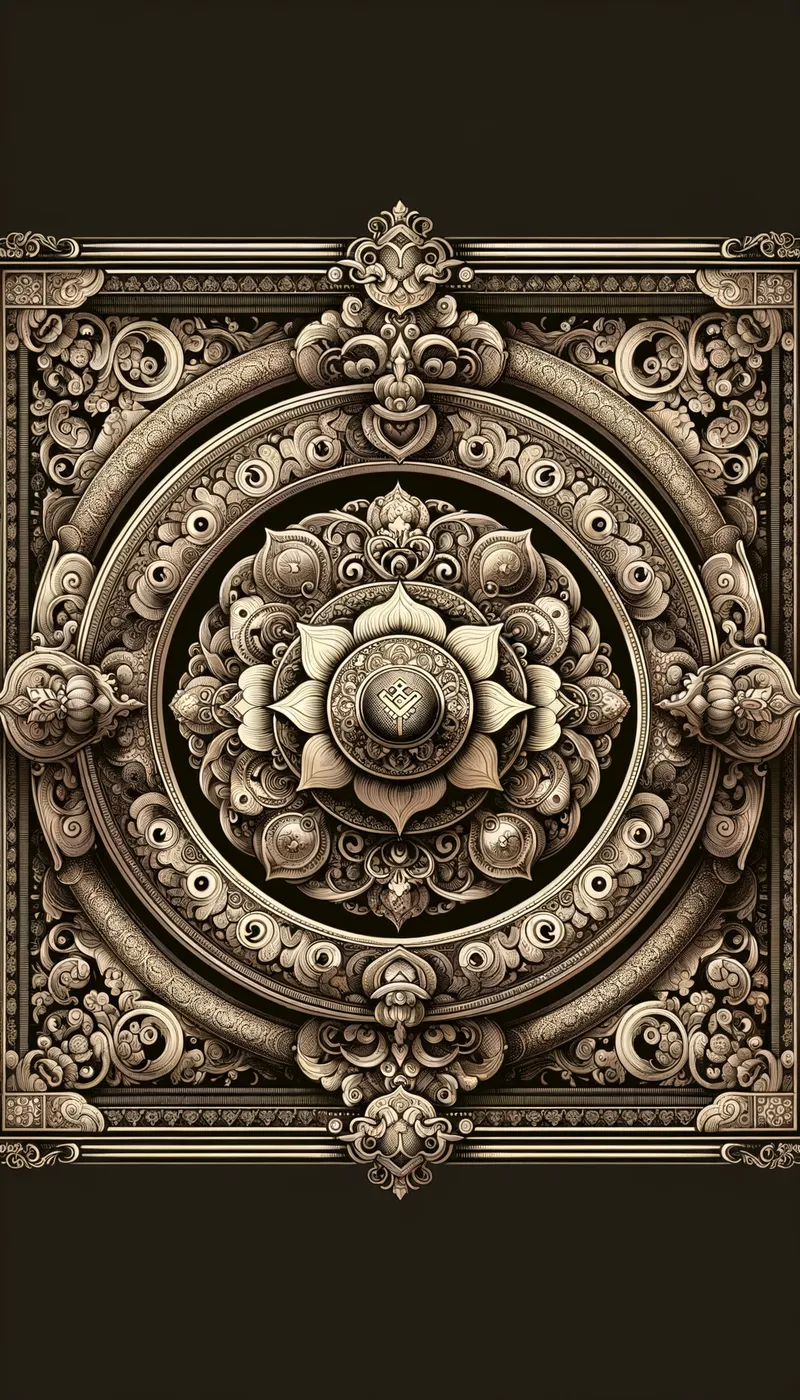 Sacred Ancient Frame - Tangra AI Image Generator