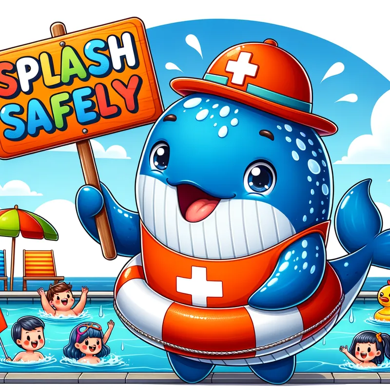 Safe Splash Whale - Tangra AI Image Generator