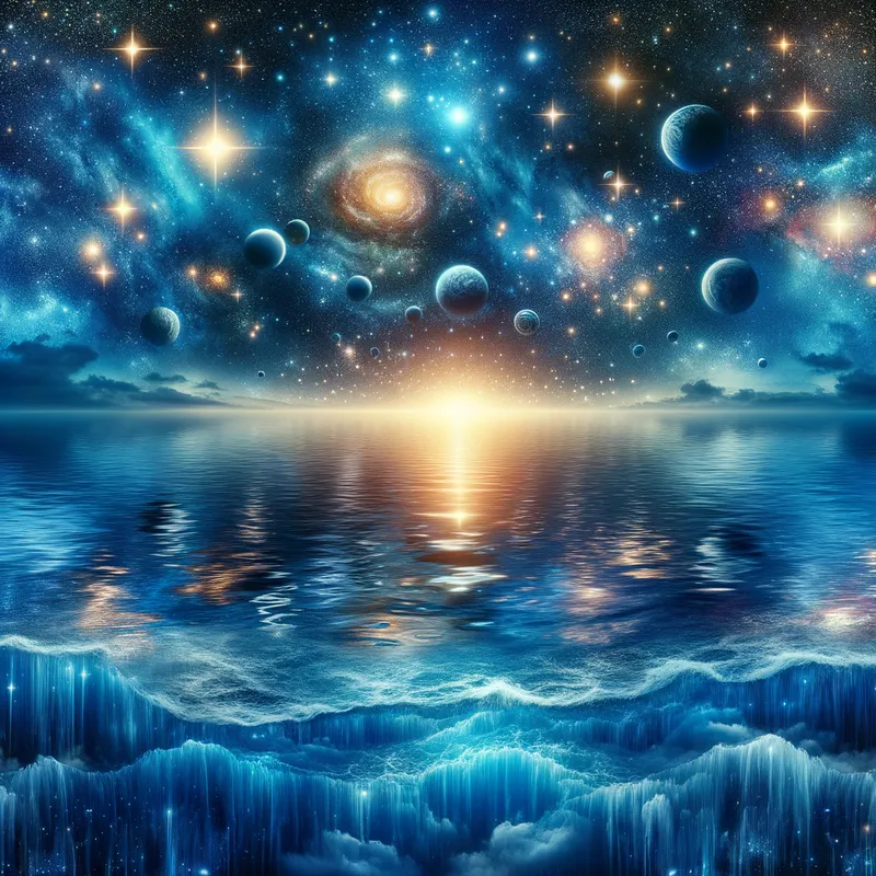 Space-Sea Depths - Tangra AI Image Generator