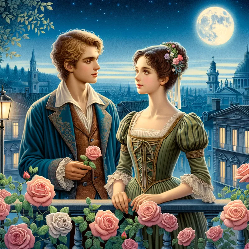 Star-Crossed Lovers - Tangra AI Image Generator